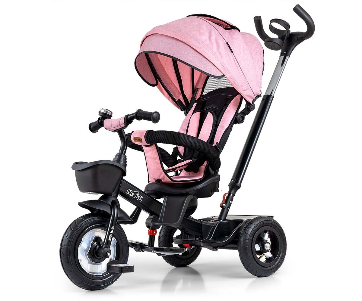 Milly Mally Rowerek Trójkołowy Movi Black-Pink - Milly Mally | Sklep ...