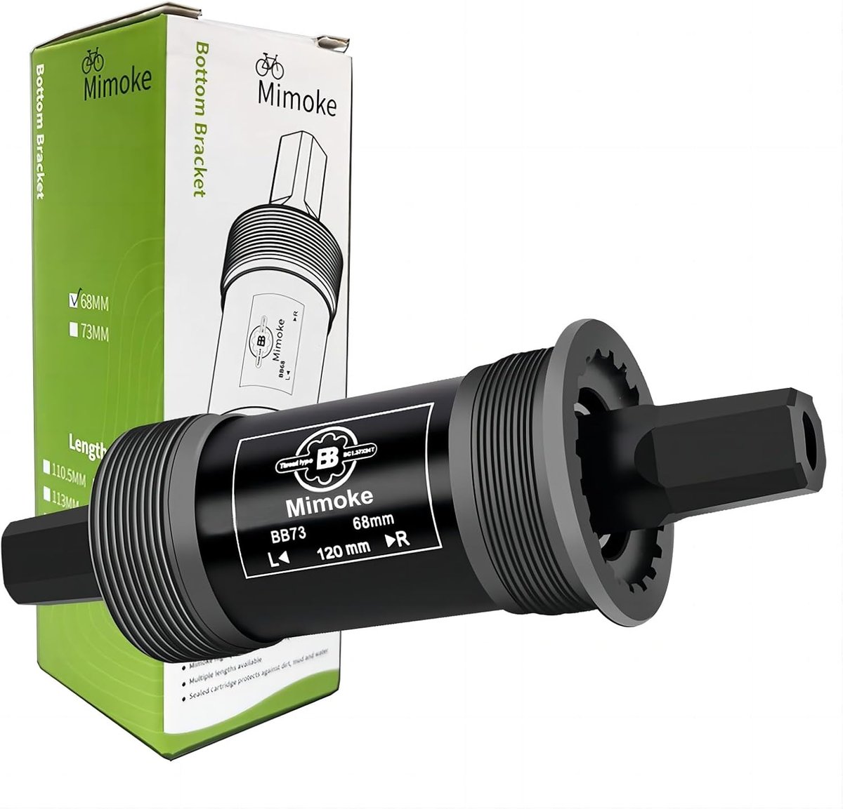 Mimoke Suport Rowerowy BSA 68mm z 4-otworową Ośką - Model LBY-FKZZ ...