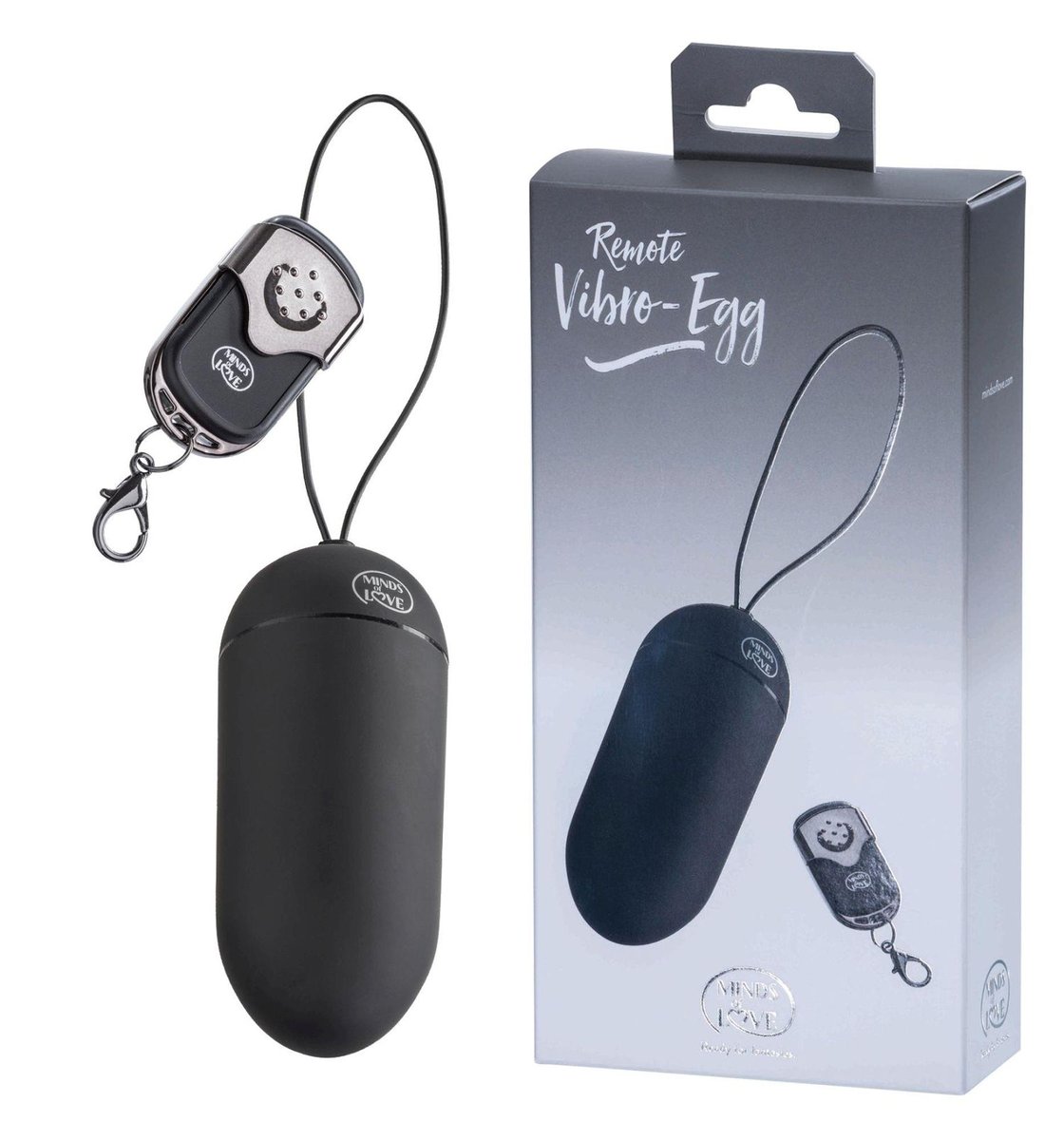 MINDS of LOVE Remote Vibro-Egg black | Sklep EMPIK.COM