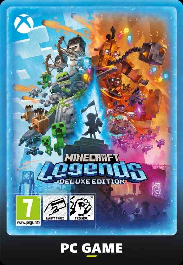 Minecraft Legends Deluxe Edition PC PL - kod aktywacyjny - 15 Urodziny ...