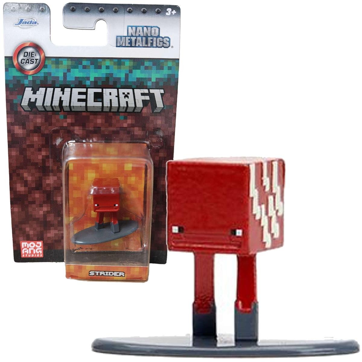 Minecraft metalowa figurka kolekcjonerska Obieżyświat Strider Nano ...