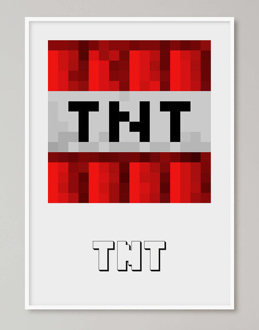 Minecraft plakat "TNT" - Atram | Sklep EMPIK.COM