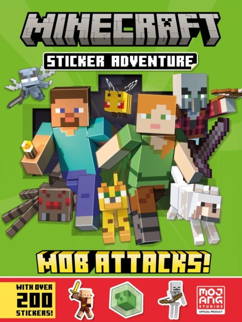 Minecraft Sticker Adventure: Mob Attacks! - Mojang | Książka w Empik