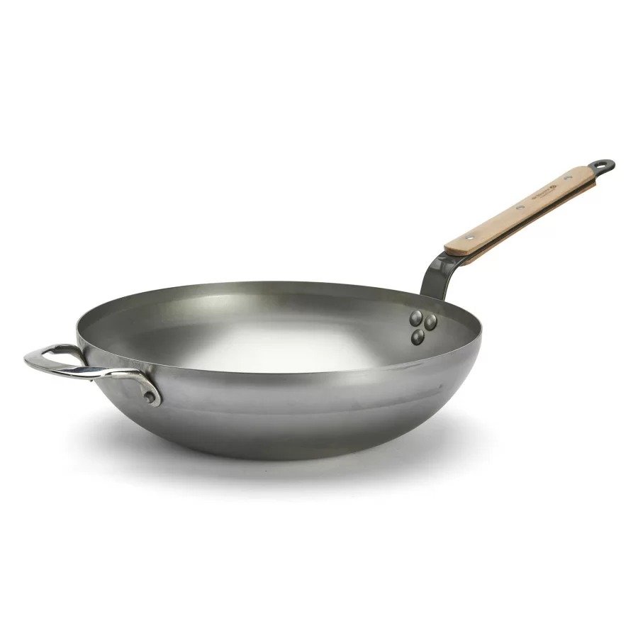 MINERAL B BOIS Wok 32 cm / DE BUYER - Inna marka | Sklep EMPIK.COM