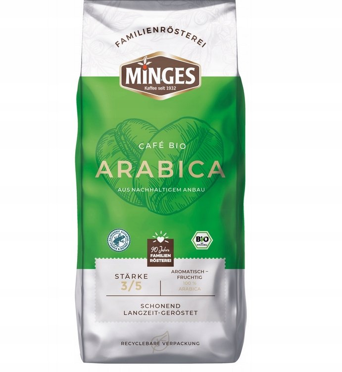 Minges Kawa Ziarnista Cafe Bio Arabica 1kg - Inna marka | Sklep EMPIK.COM