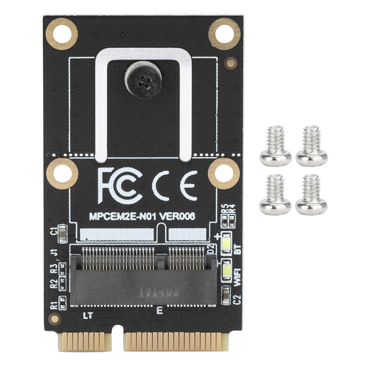 Mini adapter PCIE do karty sieciowej Intel AX200 9260 8265 8260 WLAN ...