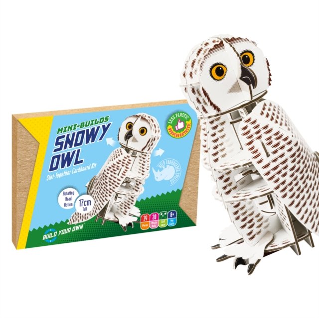 Mini Build - Snowy Owl - Build Your Own | Książka w Empik
