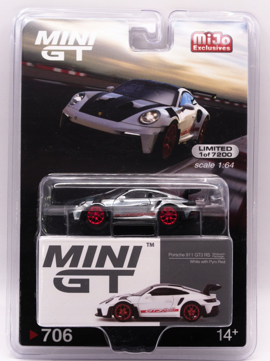 Mini Gt 706 Chase Porsche 911 Gt3 Rs Pyro Red Unikat! - Inna marka ...