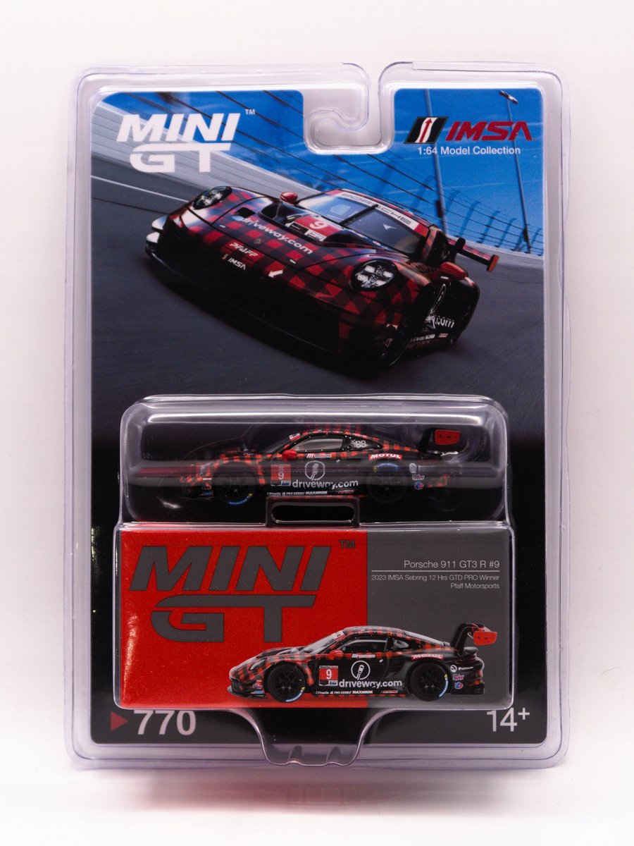 Mini Gt 770 Porsche 911 Gt3 R #9 Imsa Sebring 12 H Winner - Inna marka ...