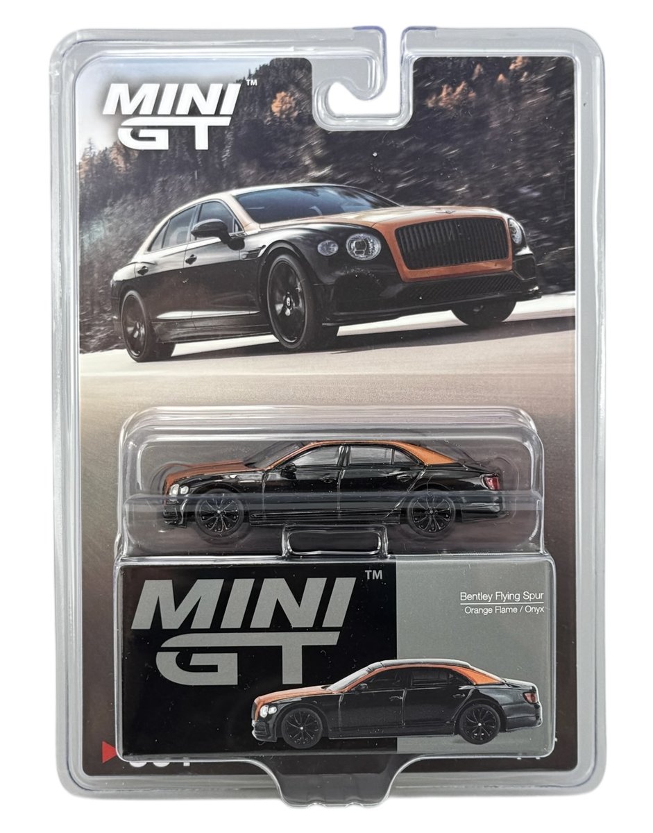 MINI GT BENTLEY FLYING SPUR ORANGE FLAME / ONYX 1:64 MGT00991 - Mini GT ...