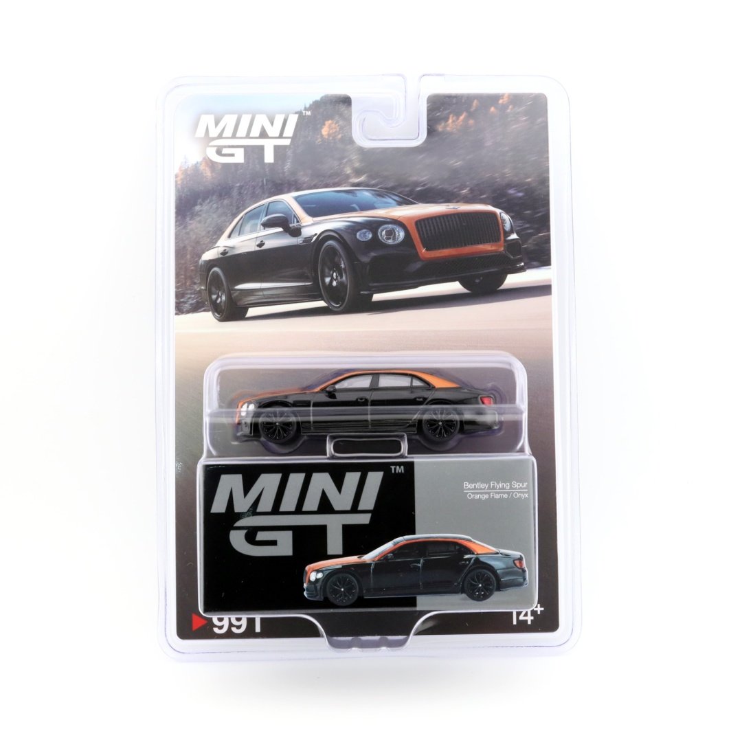 MINI GT Bentley Flying Spur Orange Flame Onyx LHD MGT00991-BL MiniGT ...
