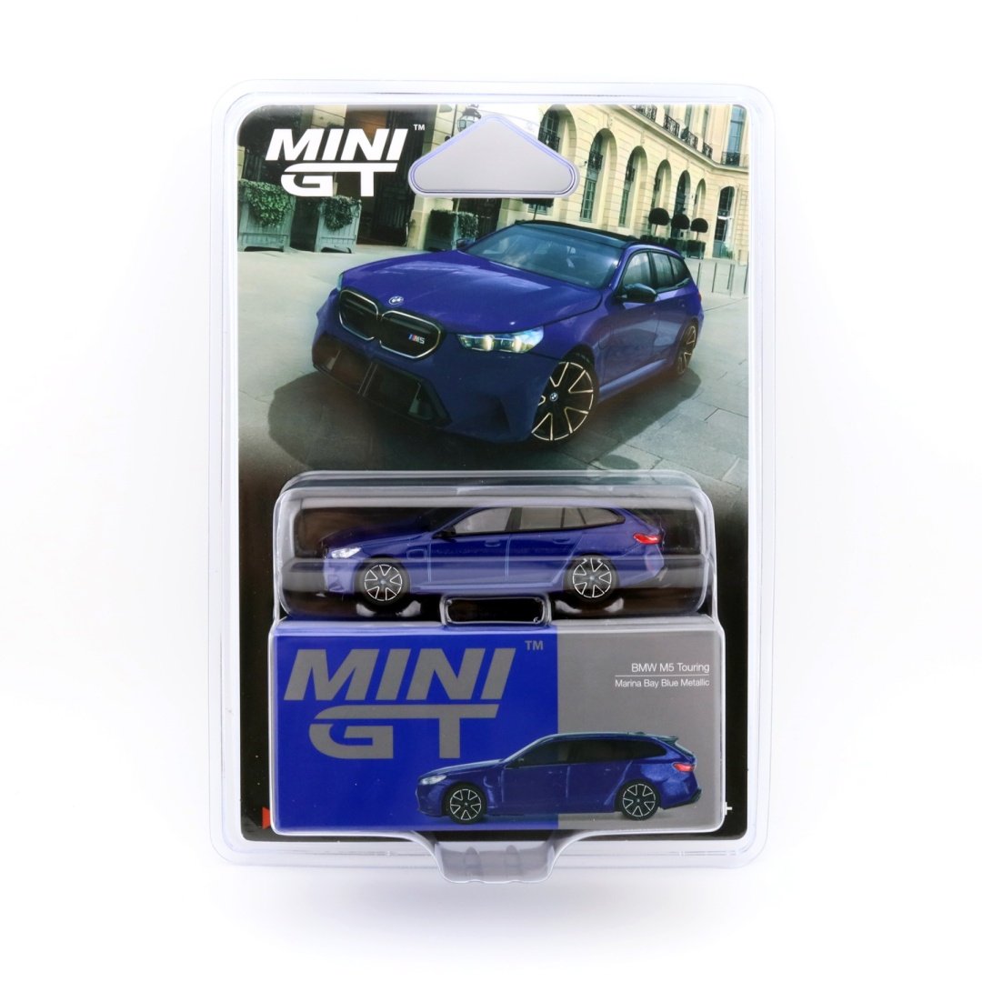 MINI GT BMW M5 Touring Marina Bay Blue Metallic LHD MGT01080-BL MiniGT ...