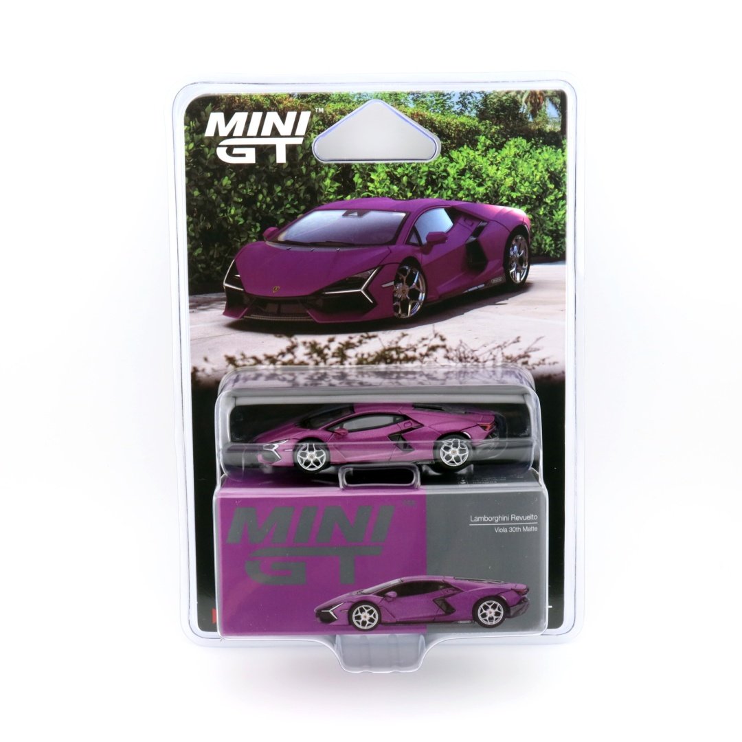 MINI GT Lamborghini Revuelto Viola 30th Matte LHD MGT01121-BL MiniGT ...