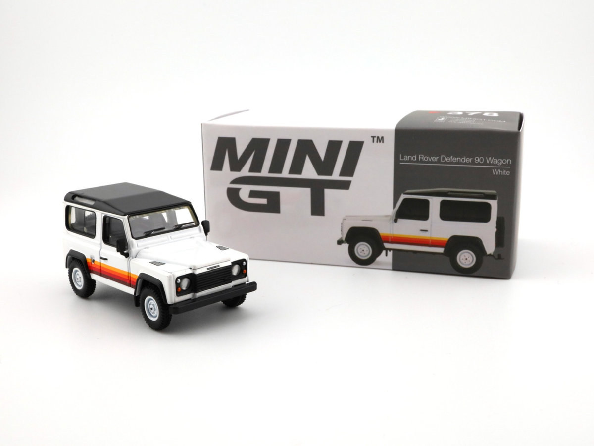 MINI GT Land Rover Defender 90 Wagon White RHD MGT00378-R - Mini GT ...