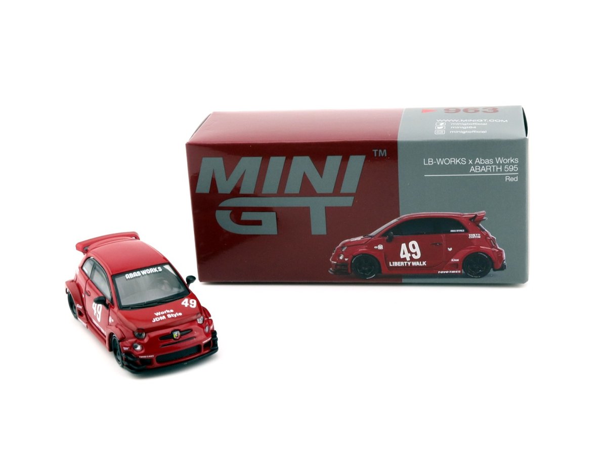 MINI GT LB-Works x Abas Works Fiat ABARTH 595 LHD MGT00963-L MiniGT ...
