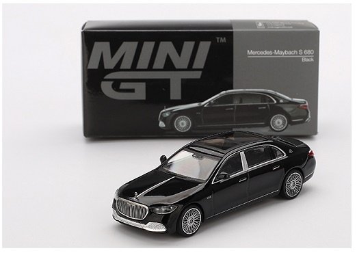 Mini Gt Mercedes Benz Maybach S 680 2022 Blac 1:64 00977-L - Mini GT ...