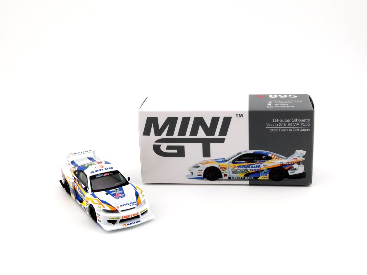 MINI GT Nissan LB-Super Silhouette S15 Silvia #555 2023 Formula Drift ...