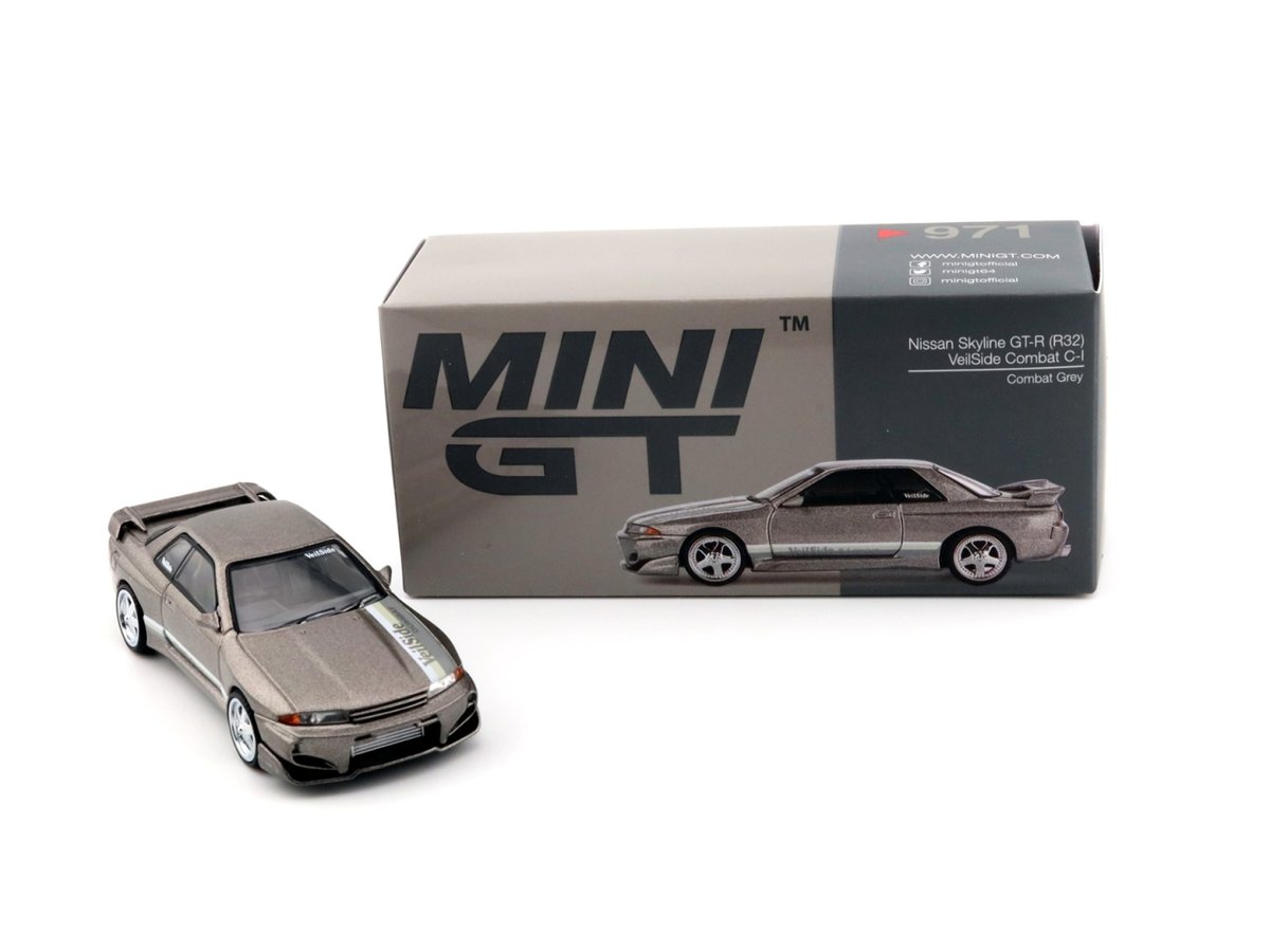 MINI GT Nissan Skyline GT-R R32 VeilSide Combat C-I Combat Grey RHD ...