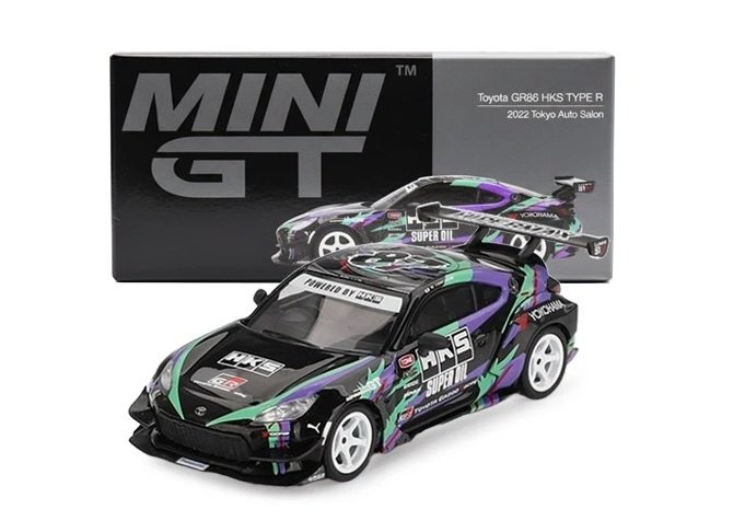 Mini Gt Toyota Gr86 Hks Type R Tokyo Auto Salon 1:64 01005 - Mini GT ...