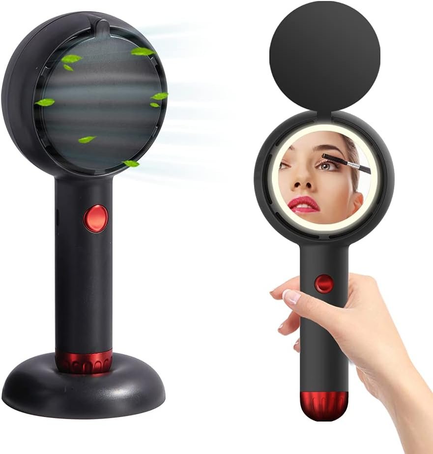 Mini Handheld Fan, Bladeless Personal Hand Fans with USB Rechargeable ...