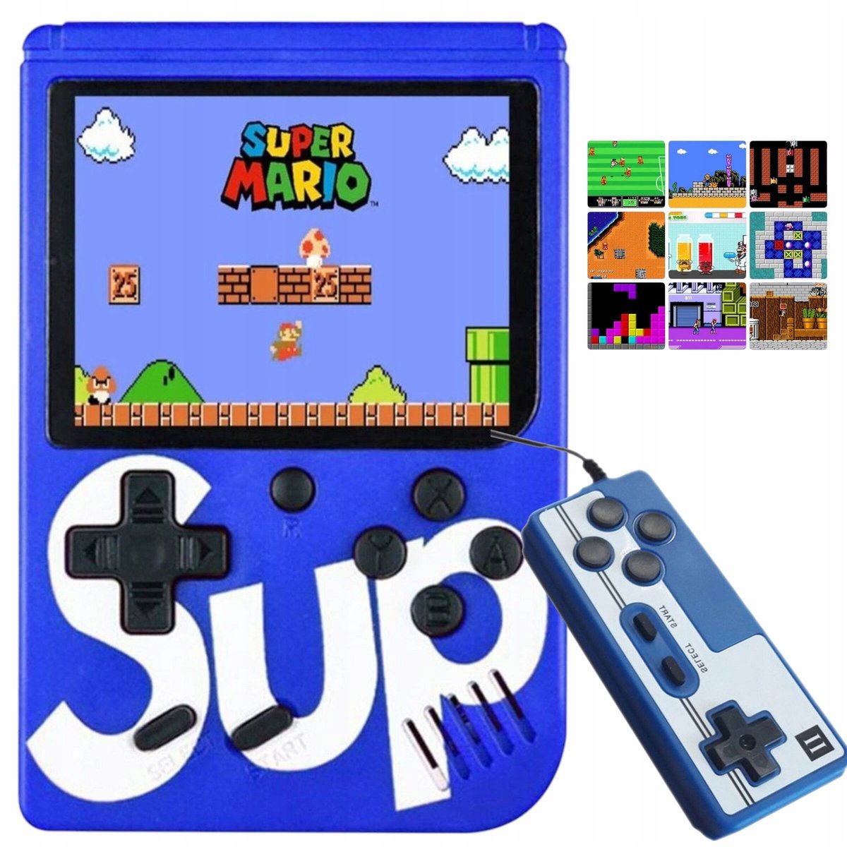 Mini Konsola Gra Retro Przenośna 400 Gier Tv Mario Game Boy Classic Sup ...
