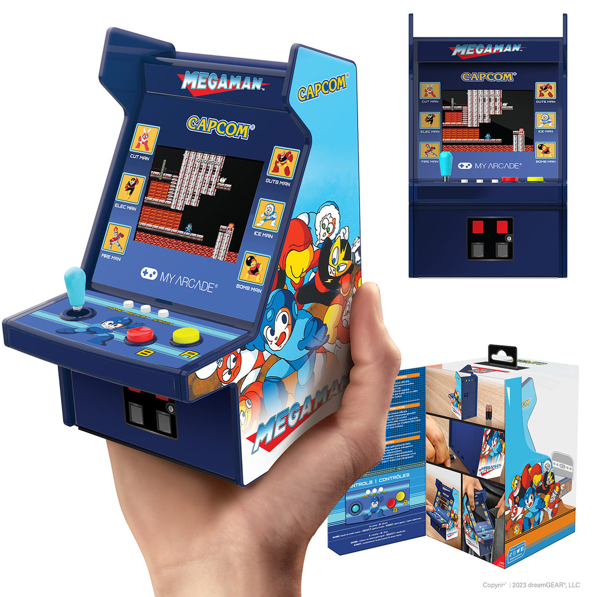 Mini konsola retro przenośna Mega Man MICRO PLAYER PRO - My Arcade ... Mini konsola retro przenośna Mega Man MICRO PLAYER PRO - My Arcade ...