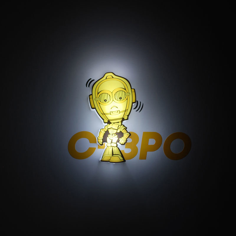 Mini lampa 3D C-3PO z serii Star Wars – unikalny element dekoracyjny ...