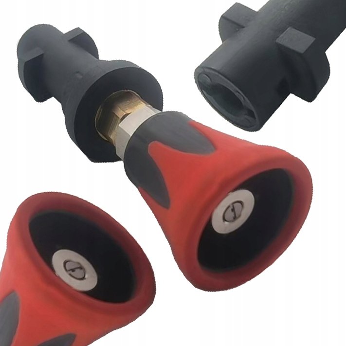 Mini lanca z dyszą płasko-strumieniową 40° czerwona Karcher K2-K7 bayonet 4000PSI - Inna marka ...