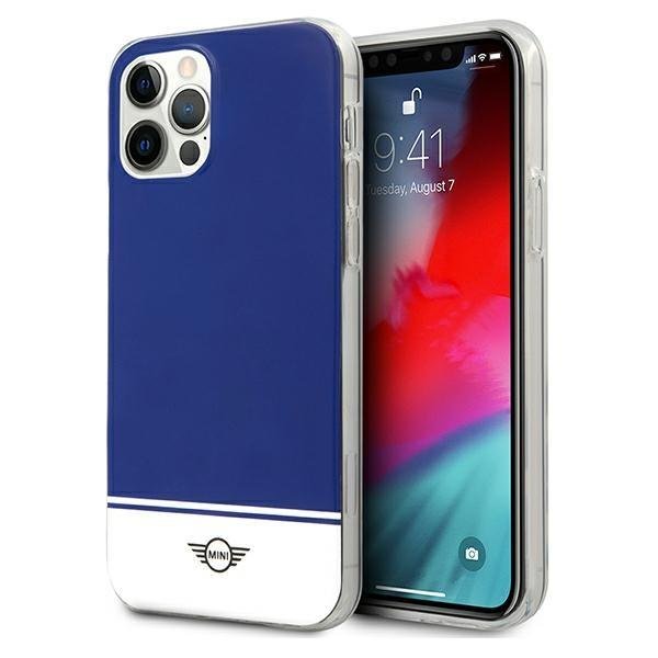 Mini MIHCP12MPCUBINA iPhone 12/12 Pro 6,1" granatowy/navy hard case ...