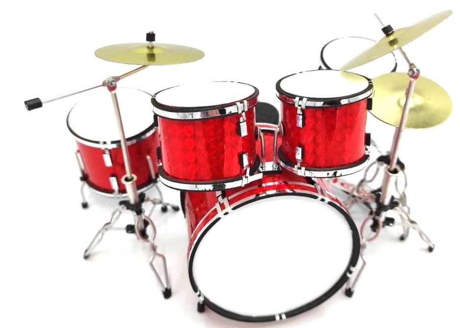 Mini Perkusja Czerwona Mdr-0121, Skala 1:5 - GIFTDECO | Sklep EMPIK.COM