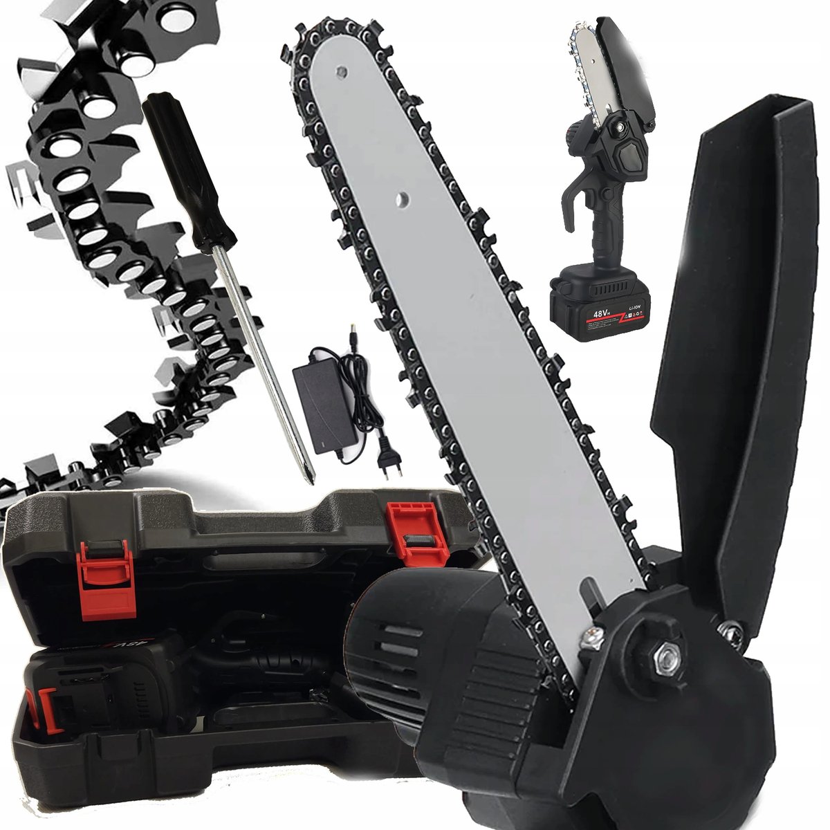 MINI PIŁA PILARKA Akumulatorowa AKU 48V XXXL - Meister | Sklep EMPIK.COM