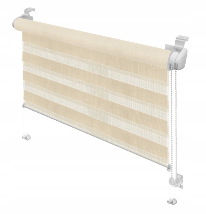 Mini roleta ZEBRA CLASSIC Dzień/Noc kremowa 50 cm x 150 cm - Gardinia ...
