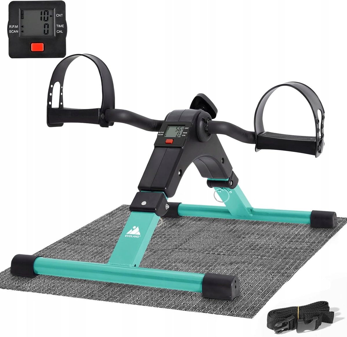 MINI ROWER DO ĆWICZEŃ NÓG W DOMU PRZENOŚNY POD BIURKO SKŁADANY ...