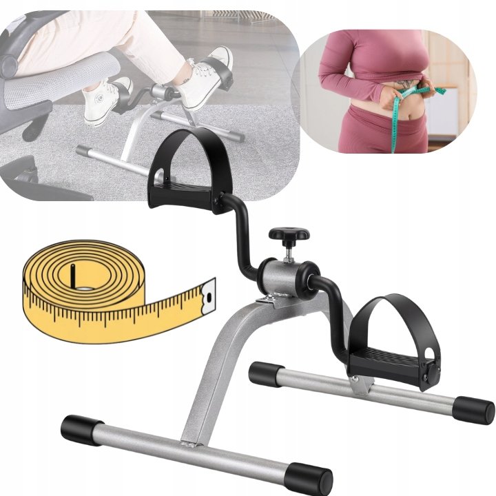 MINI ROWER TRENINGOWY Z PEDAŁAMI DO CWICZEŃ NÓG RAMION PRZENOŚNY - Inna ...