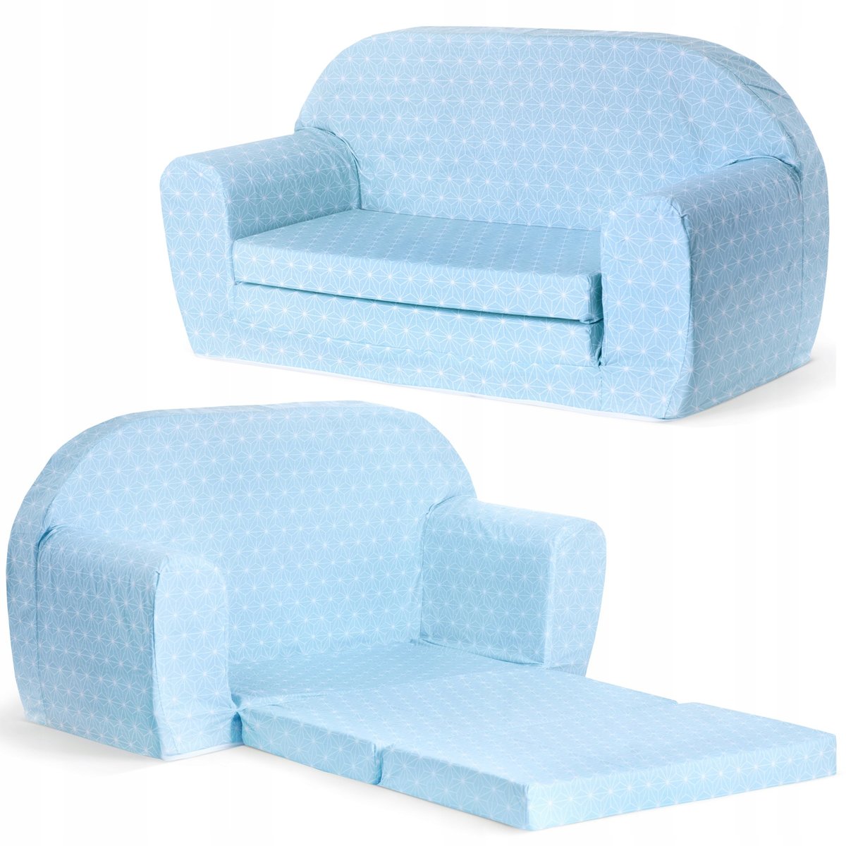 Mini Sofa Dla Dzieci Kanapa Sofka Piankowa Rozkładana Piankowa Fotelik 77Cm - Tuppi | Sklep ...