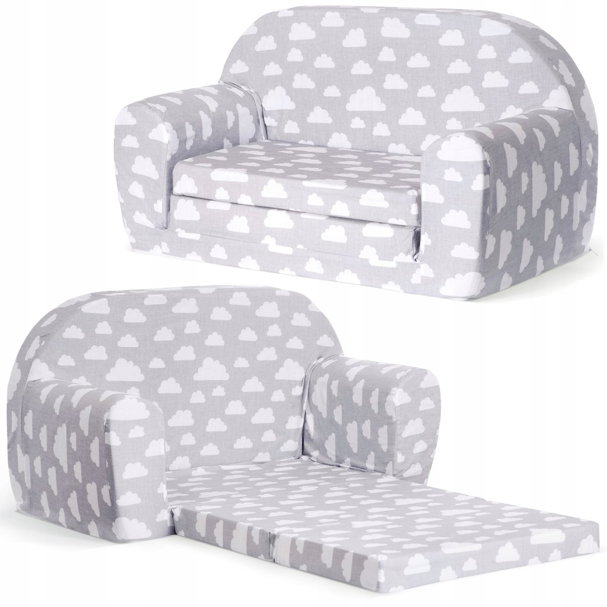 Mini Sofa Dla Dzieci Kanapa Sofka Piankowa Rozkładana Piankowa Fotelik ...