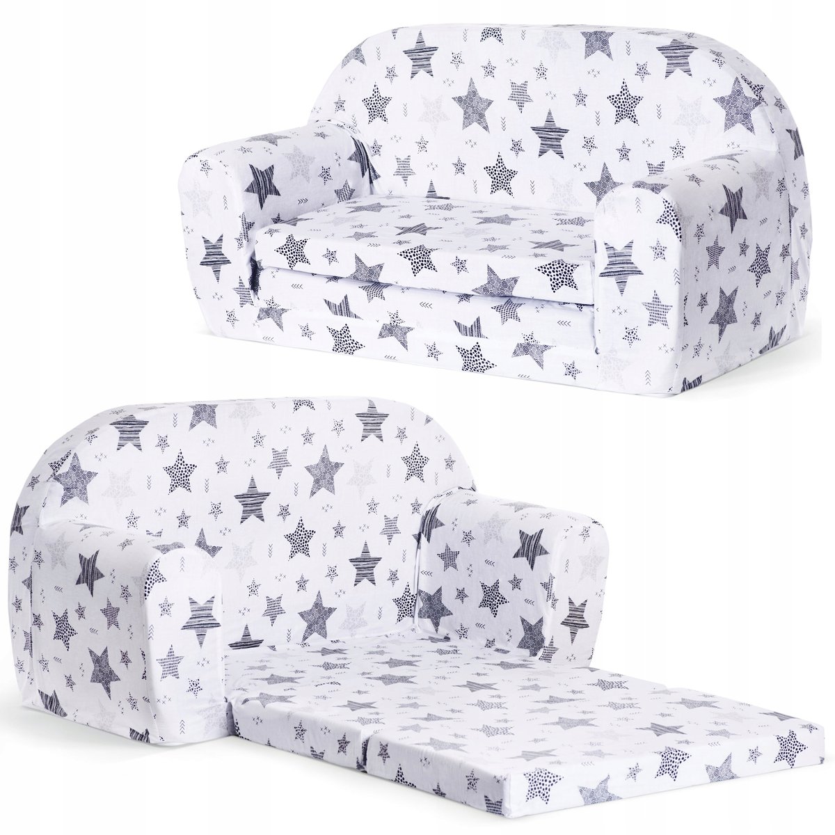 Mini Sofa Dla Dzieci Kanapa Sofka Piankowa Rozkładana Piankowa Fotelik 77Cm - Tuppi | Sklep ...