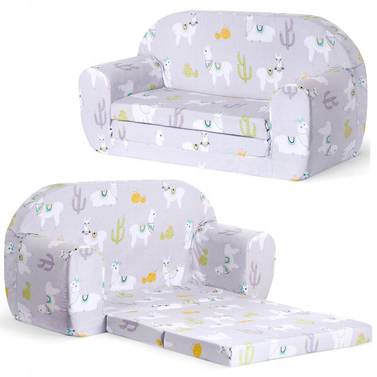 Mini Sofa Dla Dzieci Kanapa Sofka Piankowa Rozkładana Piankowa Fotelik 77Cm - Tuppi | Sklep ...