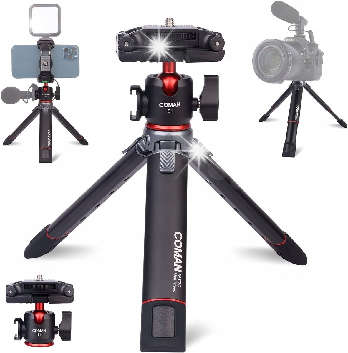 Mini statyw Coman MT20S1 - Inna marka | Sklep EMPIK.COM