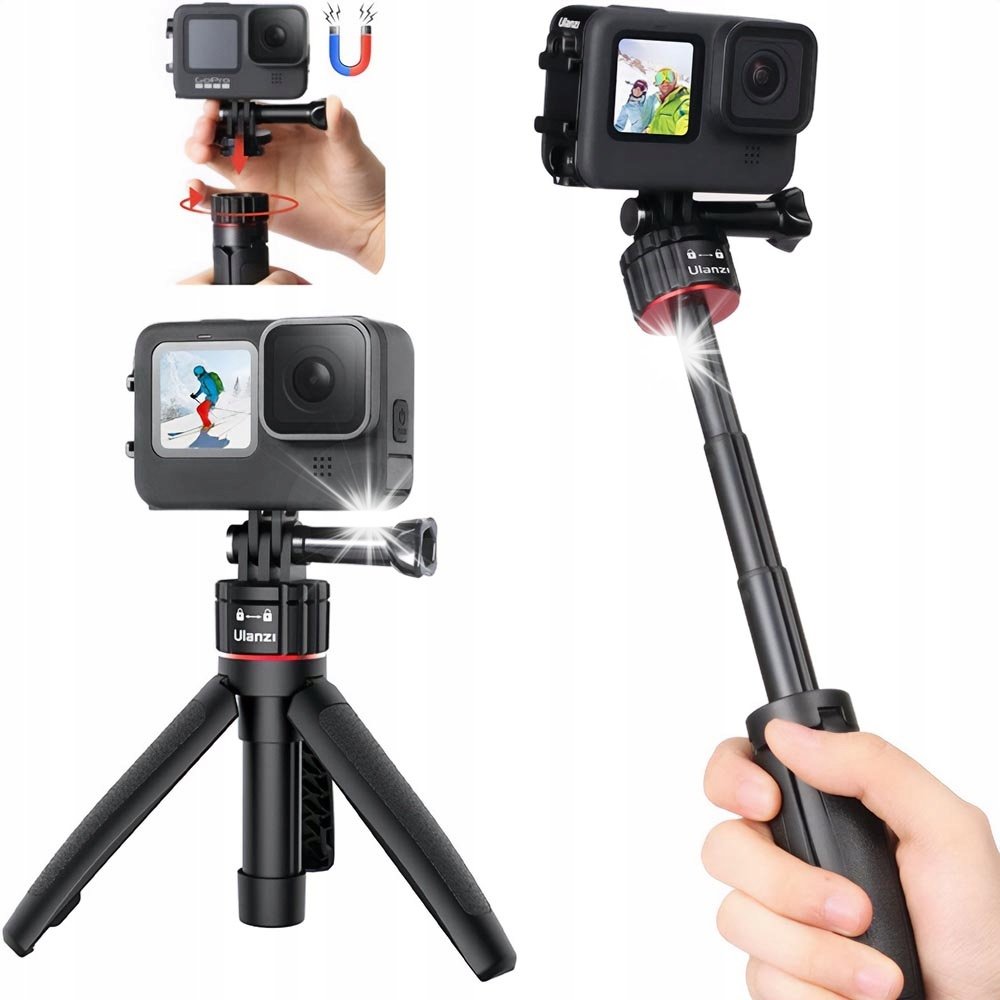 Mini statyw stołowy Ulanzi Go Quick II z wysięgnikiem i adapterem do ...