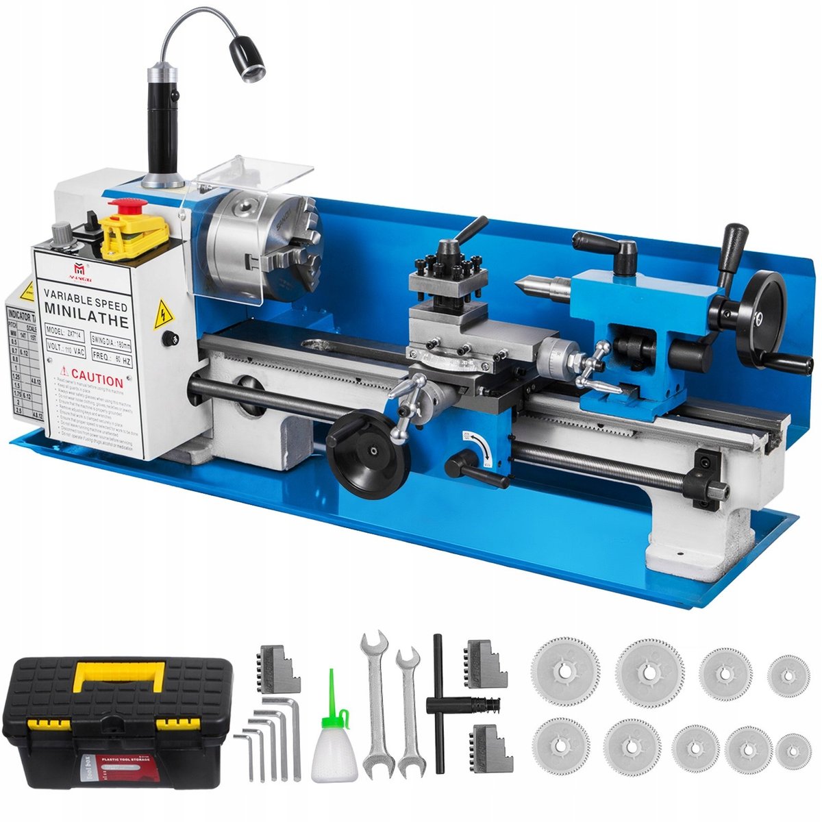 MIni Tokarka Stołowa do Metalu 550 W - Vevor | Sklep EMPIK.COM