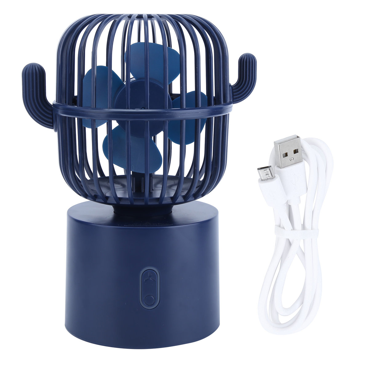 Mini wentylator biurkowy z ładowarką USB, do domu, biura, podróży ...
