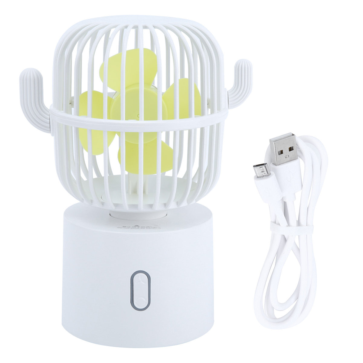 Mini wentylator biurkowy z ładowarką USB, do domu, biura, podróży ...