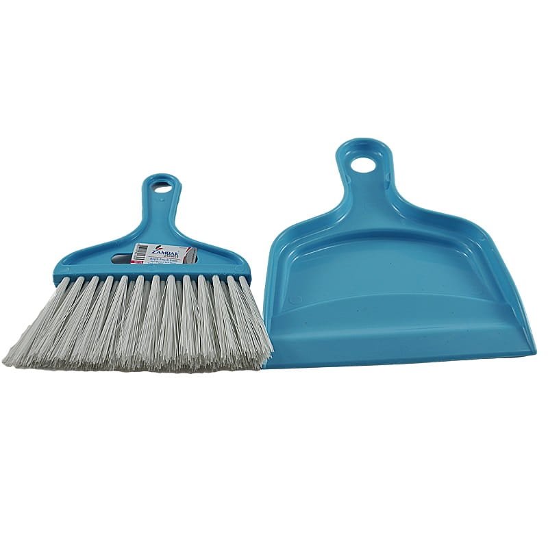 Mini zmiotka z szufelką zestaw Okruszek Mix Kolor - Pigmejka | Sklep EMPIK.COM