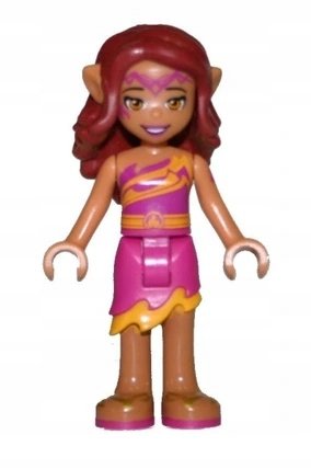 Minifigurka "Azari Firedancer - Magenta" numer: elf003 z serii Elves ...