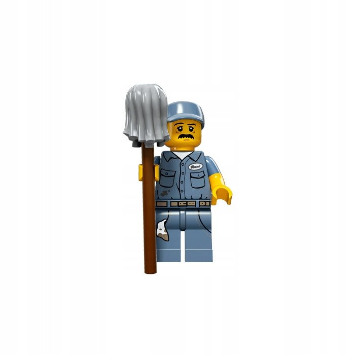 Minifigurka "Janitor" numer: col15-9 z serii 15 (71011) - LEGO | Sklep ...