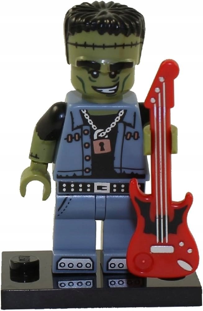 Minifigurka "Monster Rocker" numer: col14-12 z Serii 14 (71010) - LEGO ...