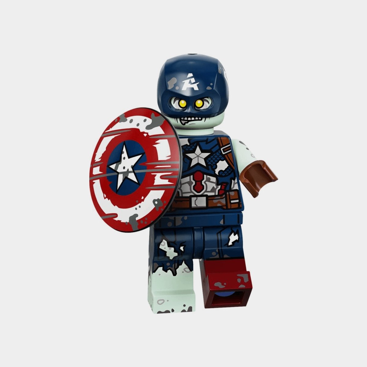 Minifigurka "Zombie Captain America" numer: colmar-9 z serii Marvel ...