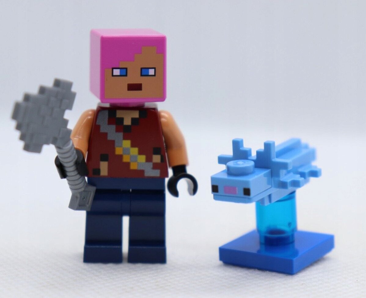 Minifigurka "Zombie Hunter With Axolotl" numer: min133 z serii ...