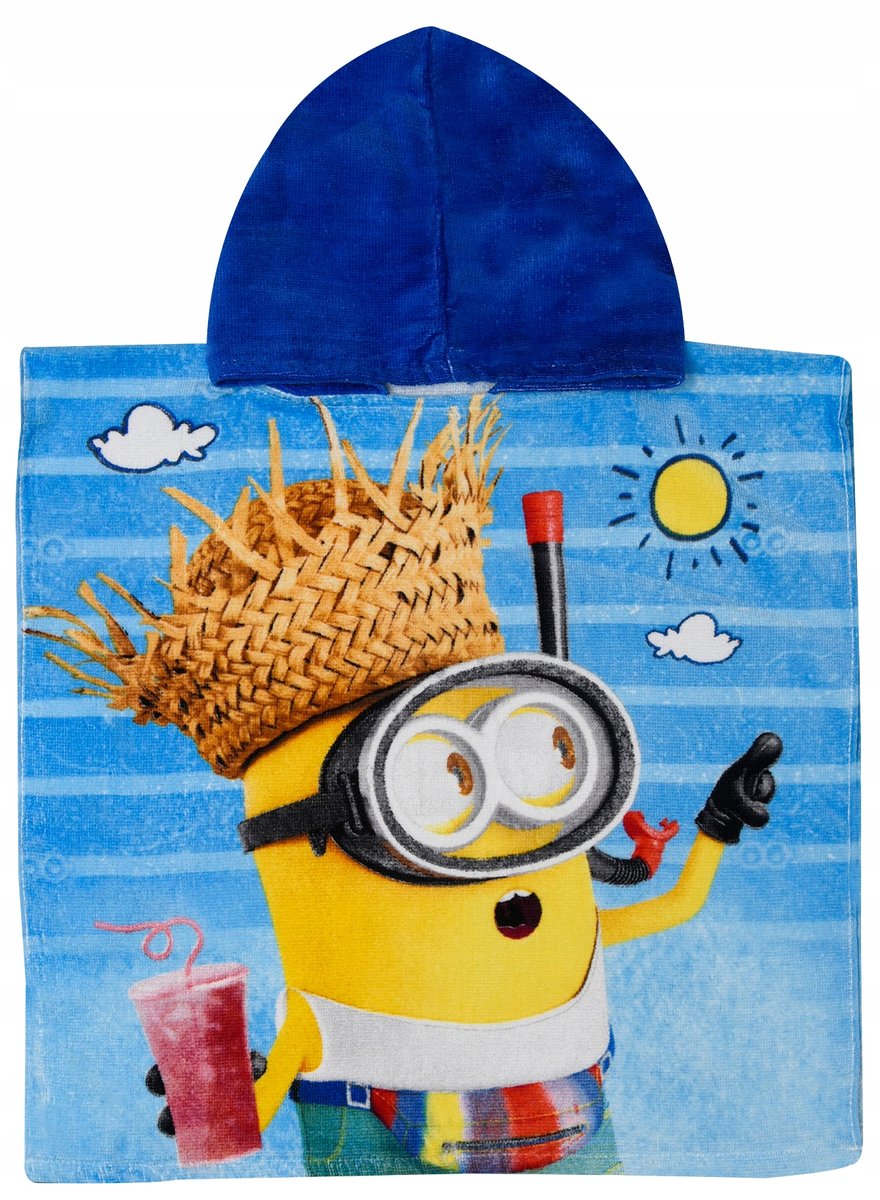 MINIONKI ponczo poncho ręcznik kąpielowy bawełna - Minions | Sklep ...